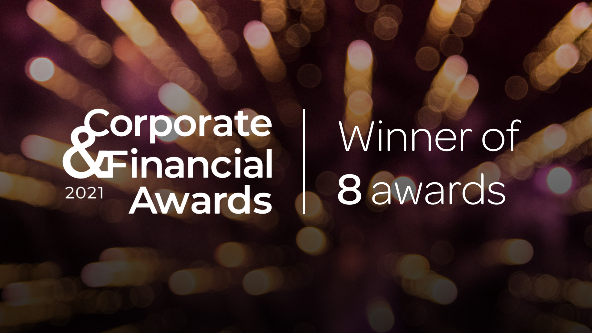 Winners at the Corporate & Financial Awards 2021 - Instinctif Partners